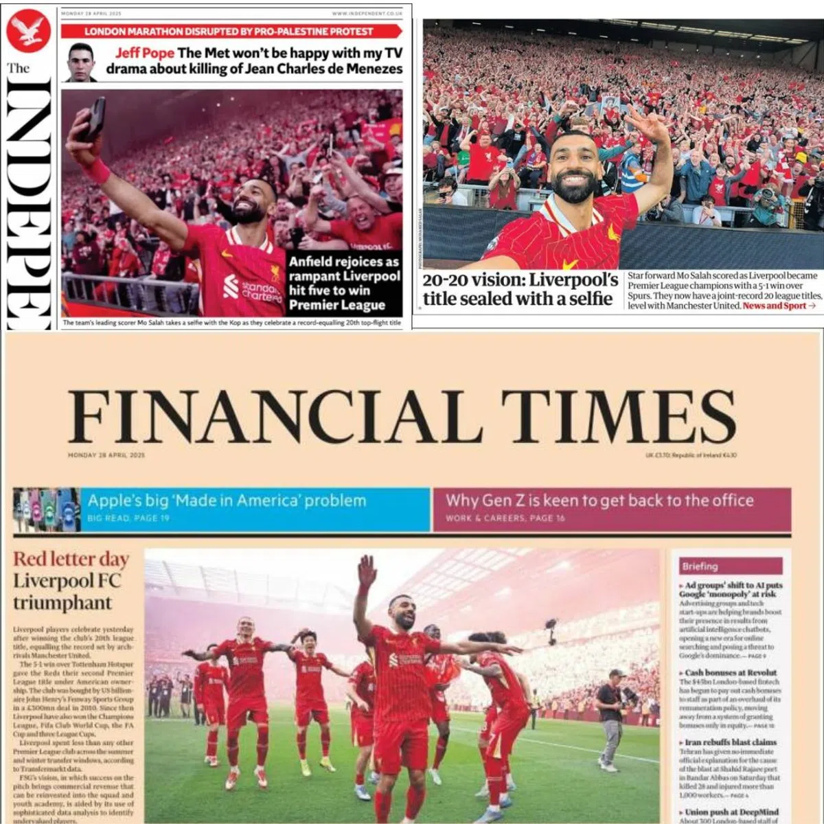 Liverpool domineert Engelse voorpagina's: 'Beleefd, obsessief en hard ...