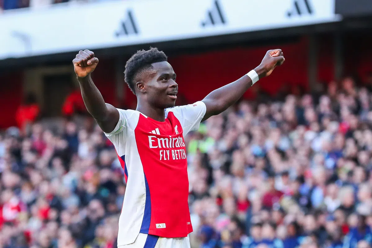 Saka over 'zware tijd' na EK-finale in 2021: 'Ik heb de juiste keuze ...