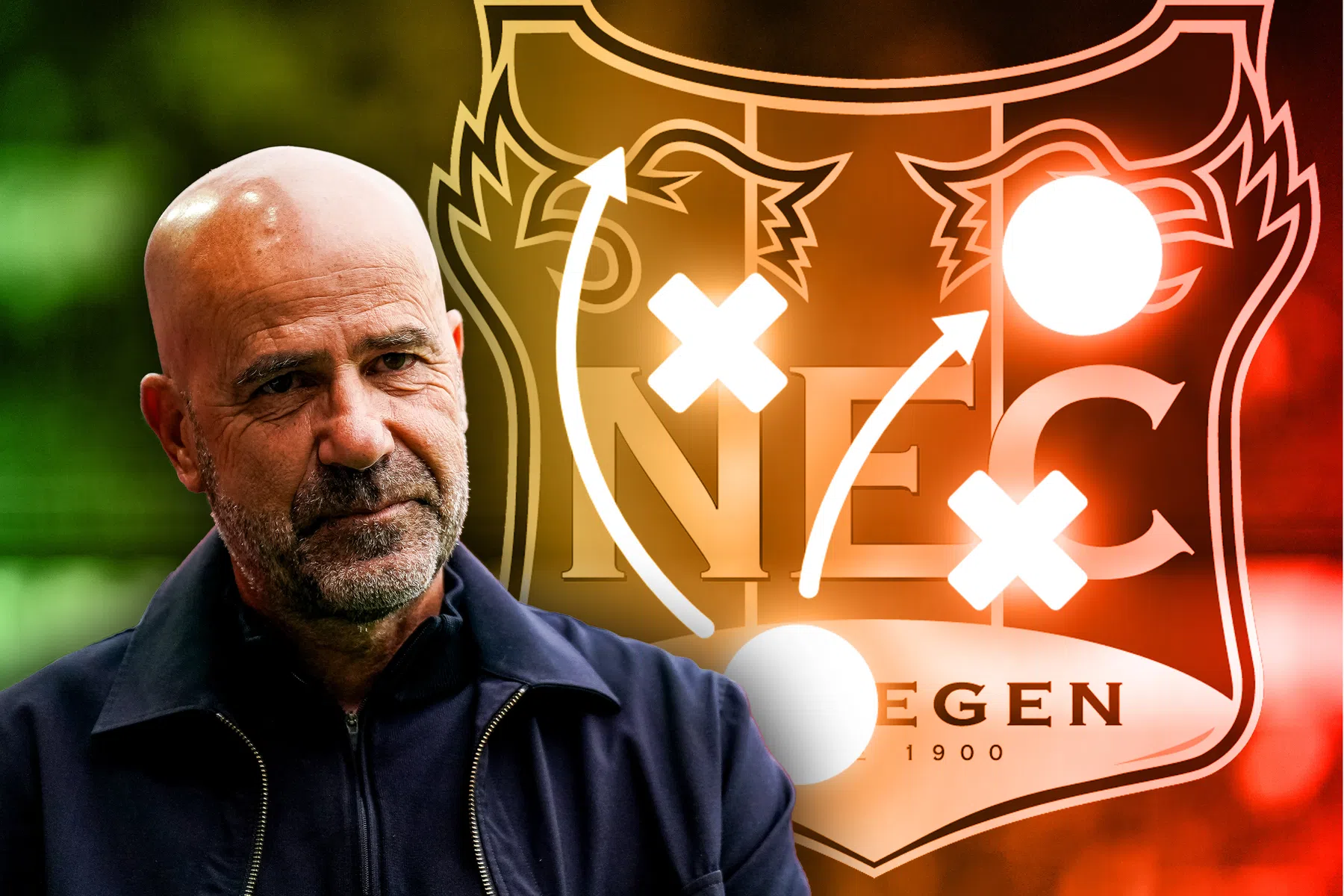 Peter Bosz geniet van NEC, maar ruimte voor een uitglijder is er nauwelijks