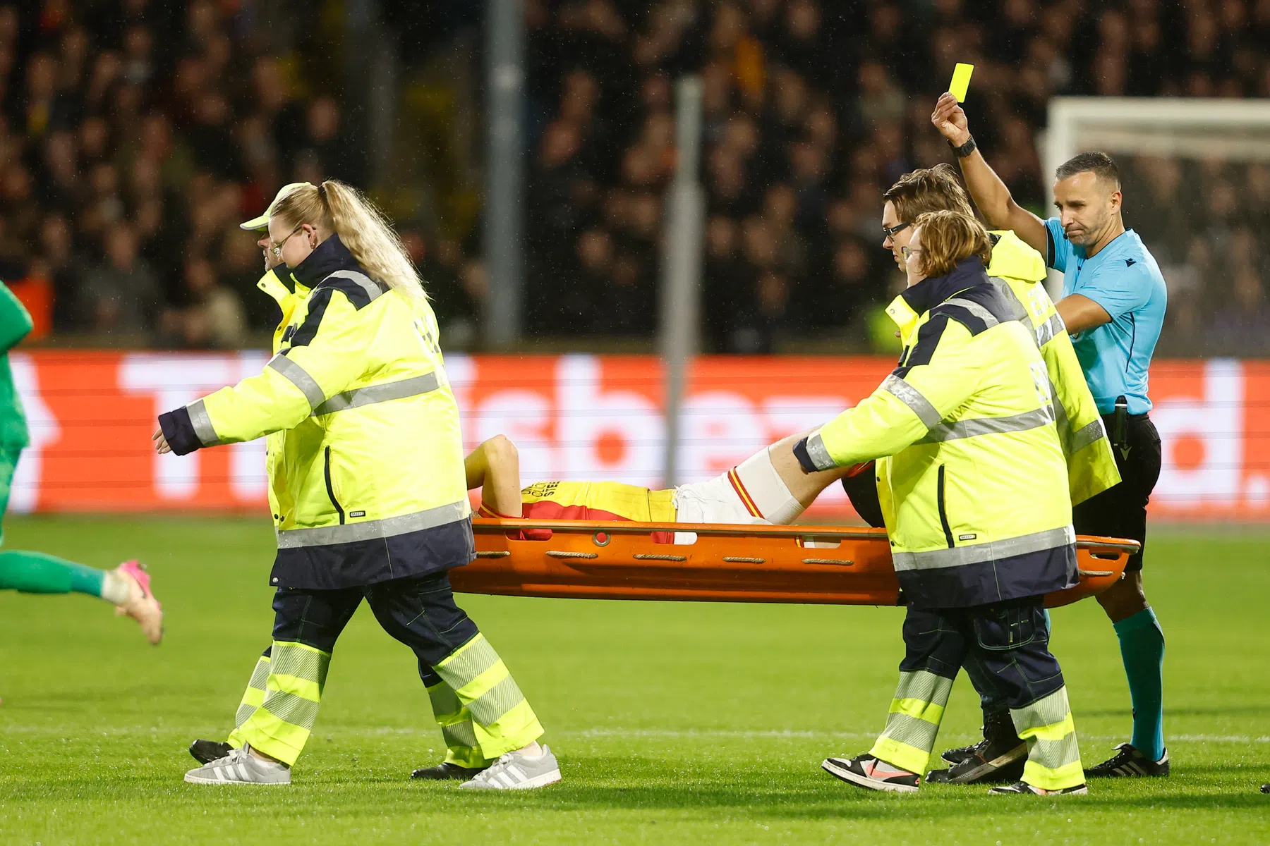Blessure Nauber smet op prachtavond Go Ahead: Dat gaat lang duren