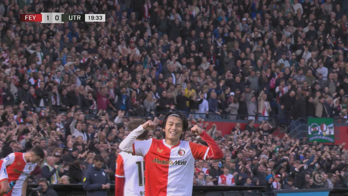 Samenvatting: Ueda laat Feyenoord ontsnappen tegen FC Utrecht